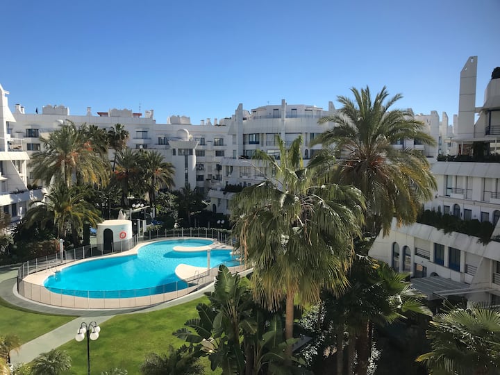 Stylish Duplex 3 Bedrooms, Large Pool-view Terrace - Marbella