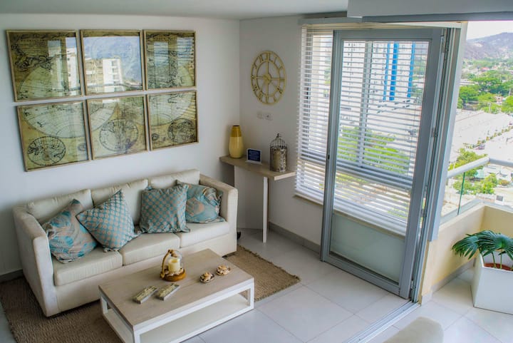 Santa Marta - Apartamento De Lujo (Wifi - 100mbps) - Santa Marta