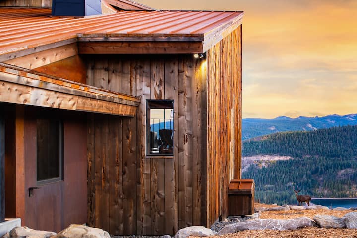 Sierra Rock Hus-rustic Luxury, Hot Tub And Views! - Donner Lake, CA