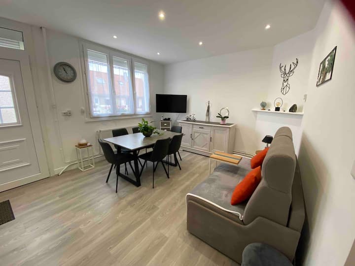 Maison Lumineuse Rénovée De Plain-pied 2 Personnes - Berck