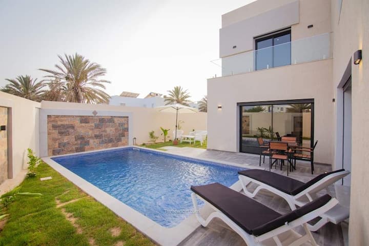 Villa Belle Vue à 200 Mètres De La Plage - Tunisie