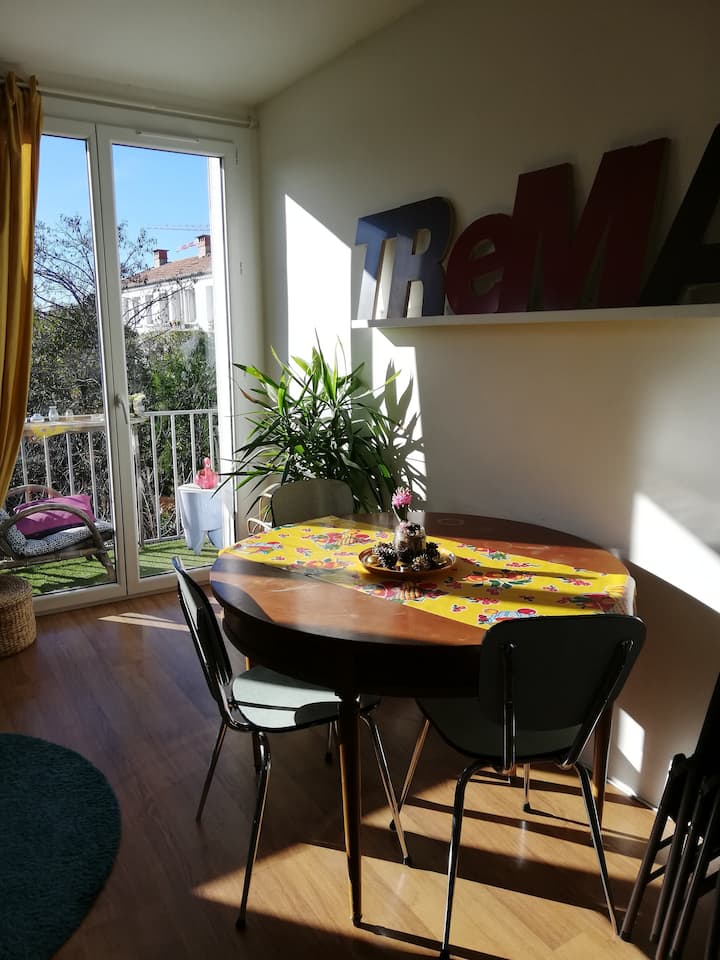 2 Chambres, Parking, Balcon, Pas De Climatisation. - Montpellier