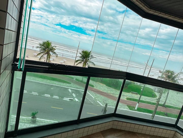 O Apartamento é De Frente Ao Mar C/ 2 Vistas Linda - Praia Grande