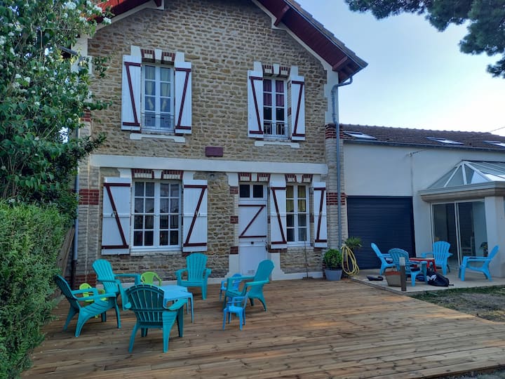Villa  Nina,20 Pers,300m De La Plage Et Commerces, - Luc-sur-Mer