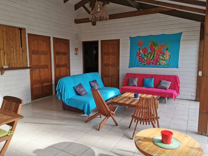 Kazsweetkaz Kaz Café   Gîte  Sur Bouillante 4 Ch. - Guadeloupe