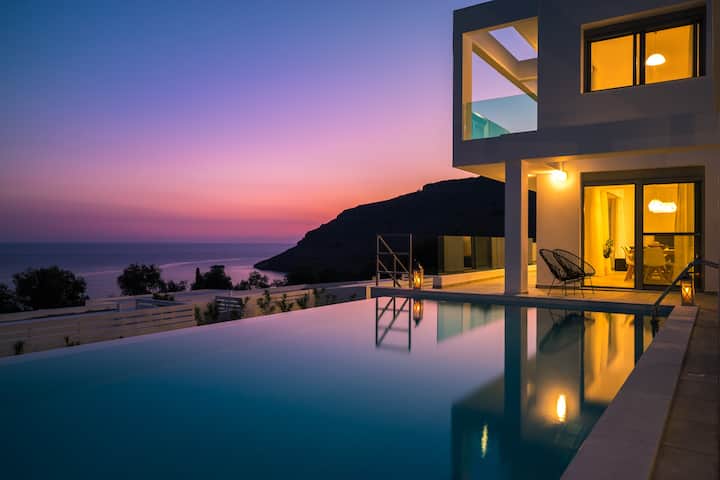 Luxurious Sunrise 3 Villa In Vlycha Bay - Lindos