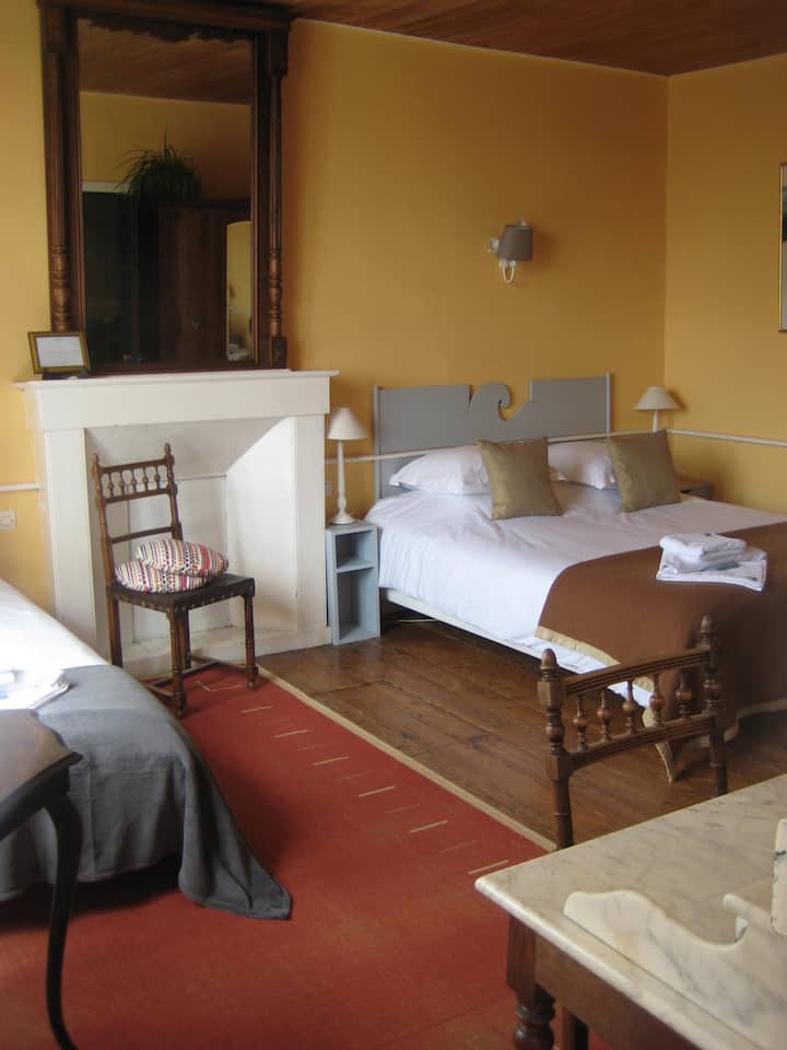 B&b Lan Caradec, Chambre Jaune - Tréguier
