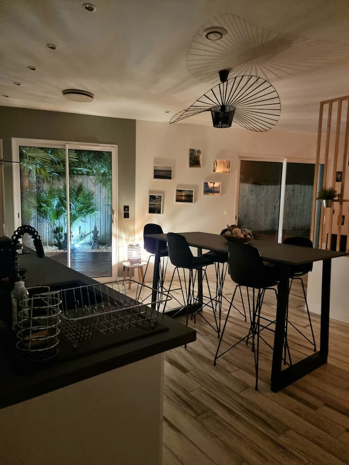 Maison Avec Piscine Chauffée Et Terrasse Ombragée - La Teste-de-Buch