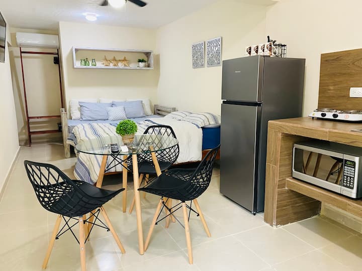 Céntrico Estudio Hasta Para 3 Personas, Carey #3 🌴 - Cancún