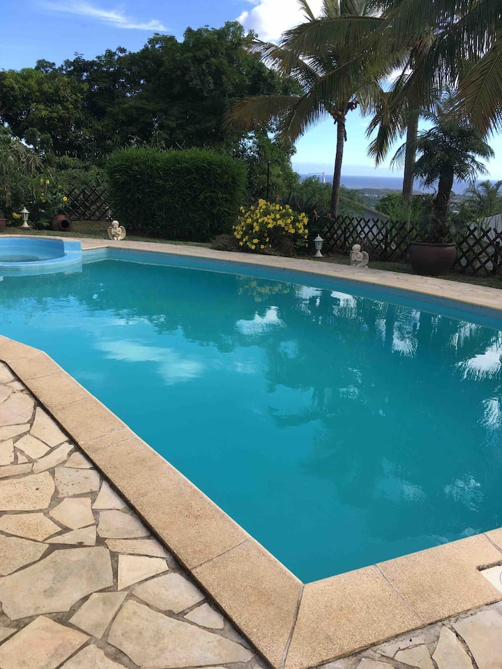 Studio Duplex 2/3 Pers + Varangue Tropical - La Réunion
