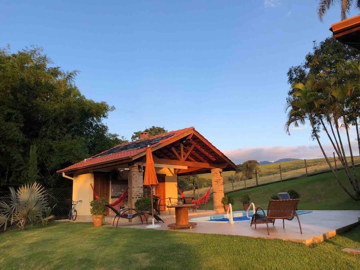 Casa De Campo, Piscina Aquecimento Solar, Privado - Socorro