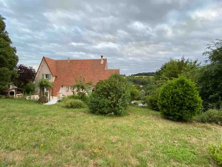 Grande Belle Maison,écrin De Verdure 1h15 De Paris - Yonne