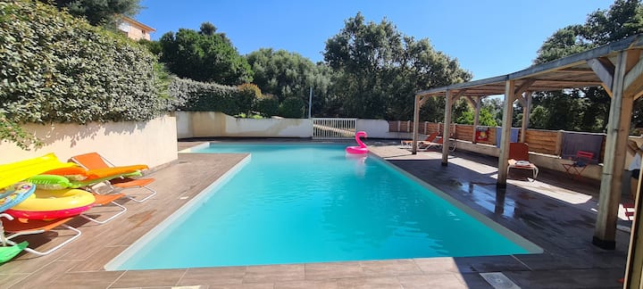 Maremuntagna Luxury Villa For 10 People 5 Bedrooms 5 Bathrooms Heated Pool - Santa Giulia