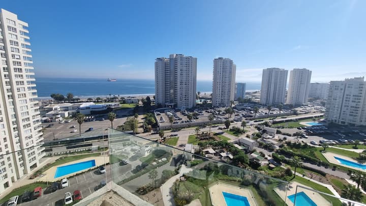 2 Hab 2 Baños / Vista Al Mar / Casino Enjoy - La Serena