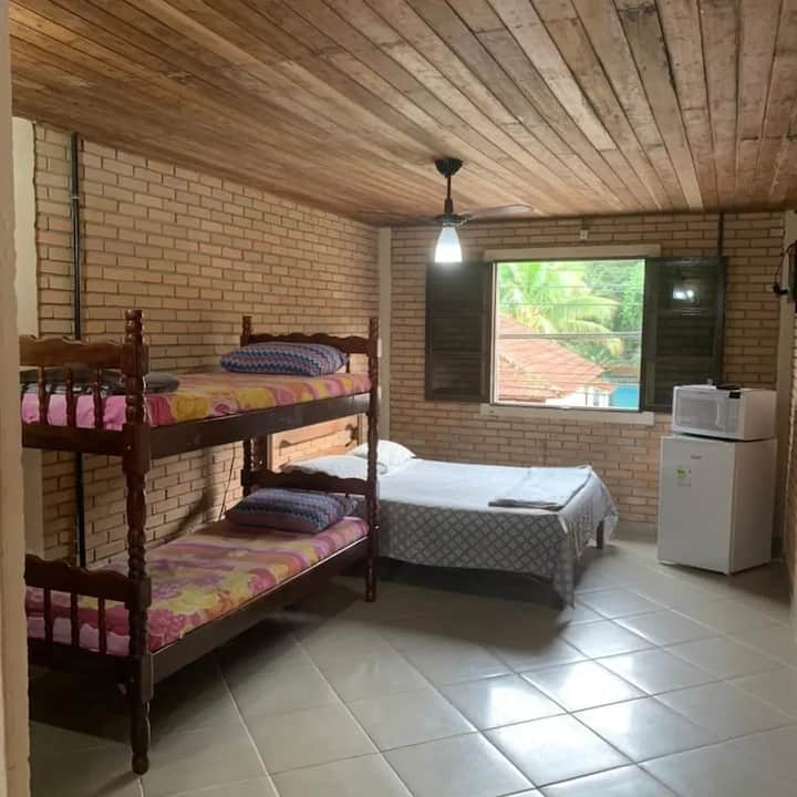 Flat Trindade 1 - Suíte Familiar - Trindade