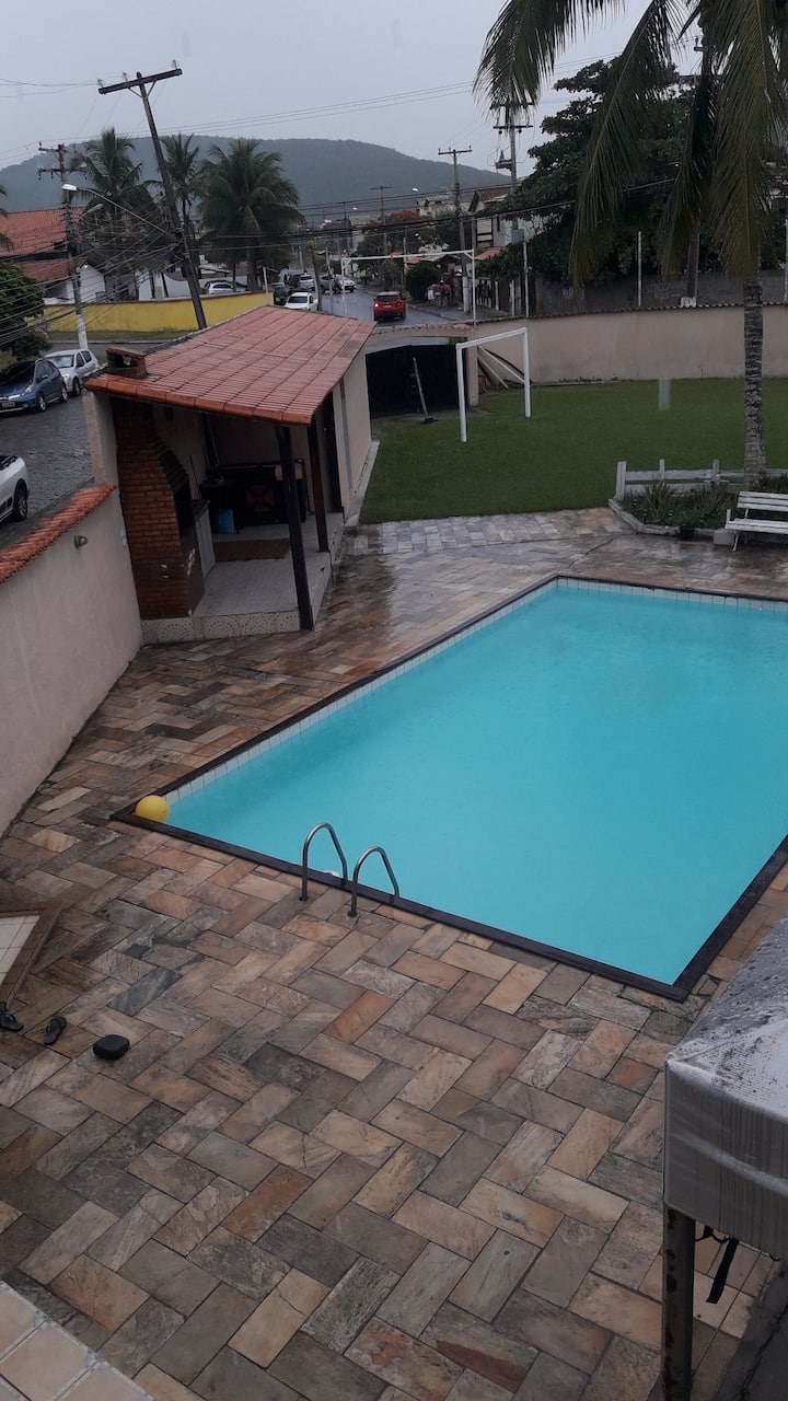 Casa Espaçosa - Piscina, Churrasqueira E Campo. - Cabo Frio