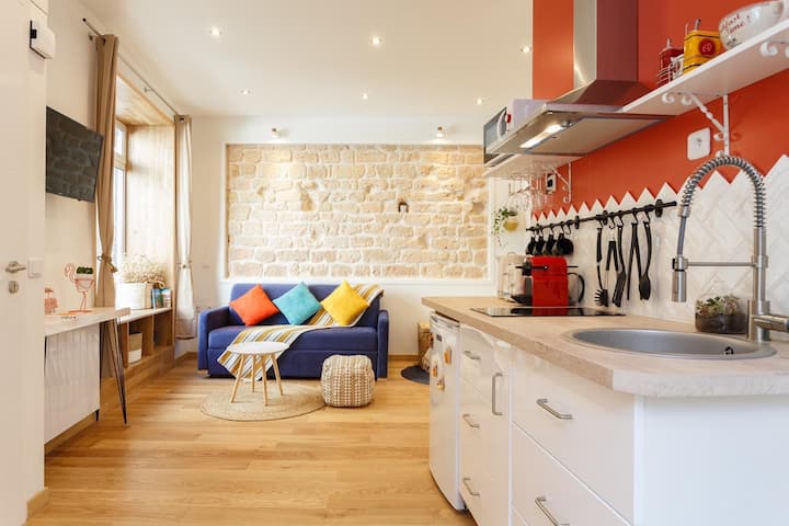 Vintage Apartment- Seine River Marais - Parijs