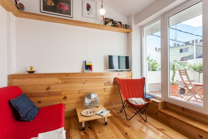 Sunny (Mini) Attic With Terrace In Ruzafa's Heart - La Torre