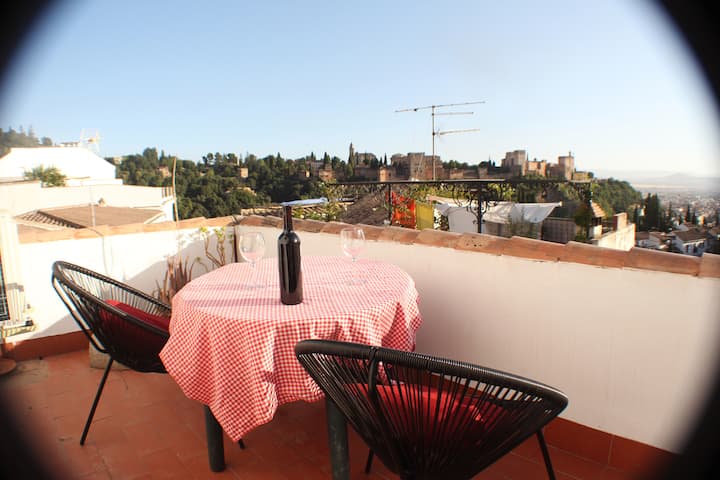 Alhambra Terrace Apartment Ac - Granada