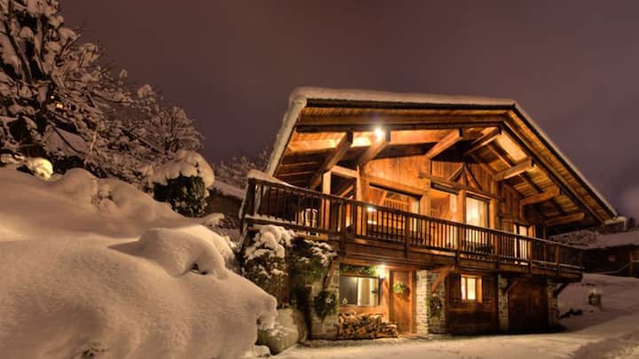Chalet Kenai, Proche Centre -Vue Mont Blanc, Sauna - シャモニー