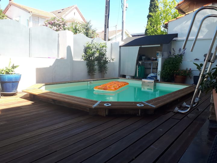 Maison De Ville  Avec Piscine - 1er éTage - Montpellier