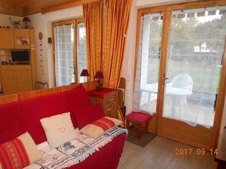 Studio Avec Terrasse "Vue Mt Blanc" - Les Houches