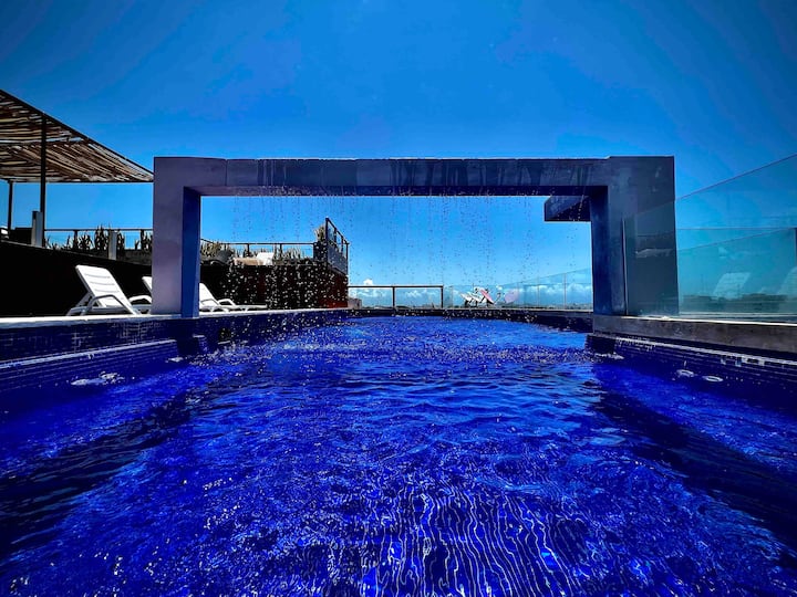 Depa En Centro · Cama King· Pool ·Cochera, Wifi150 - Playa del Carmen