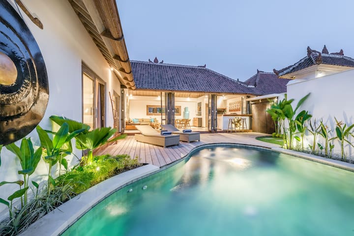 Villa Samudra Seminyak Petitenget 5mn Van Het Strand - Bali