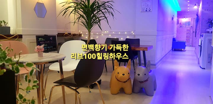 전주 한옥마을 카페감성 힐링하우스 # 편백나무로 만든 예쁜 집 #(40평형/침실3개) - 全州