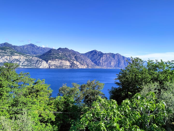 Casa Milla - Vista Lago - Immersa Nel Verde - Monte Baldo