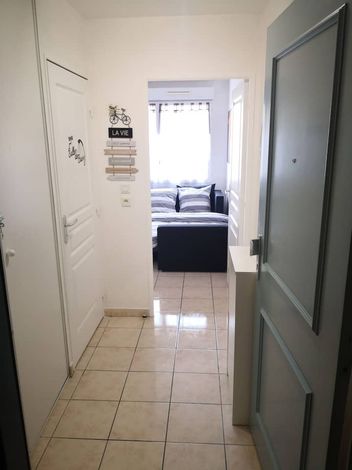 Agréable Studio Quartier Préfecture (ÉQuipé +Wifi) - Mont-Saint-Aignan