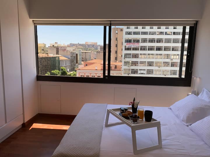 Athens Market Iconic Apartment, Acropolis View - Athens