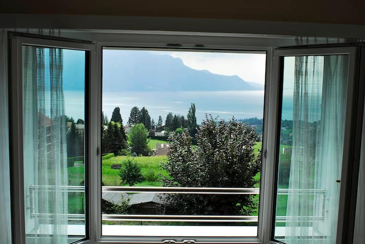 Splendide Appartement, Terrasse Privée, Vue Lac - Canton de Vaud