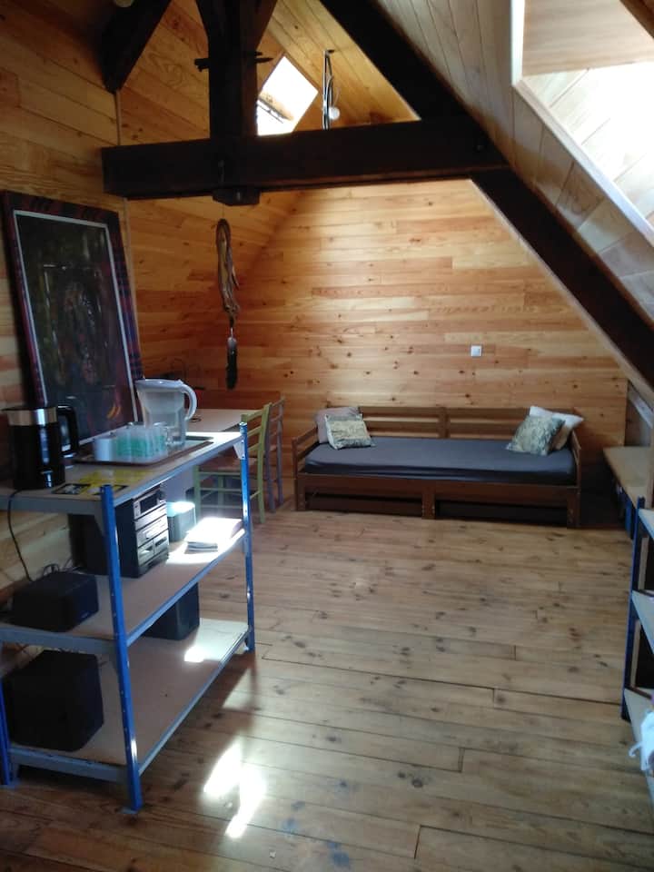 40m² Chambre, Séjour à Côté De L'église Notre-dame - Oloron-Sainte-Marie