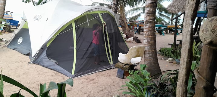 Beach Camping W/shared Bathroom (No Tent Provided) - Belize