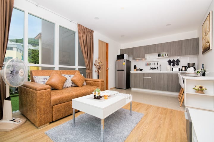 Designed 1 Bedroom Apartment @Kata, Beach - 900 M - Kata Beach