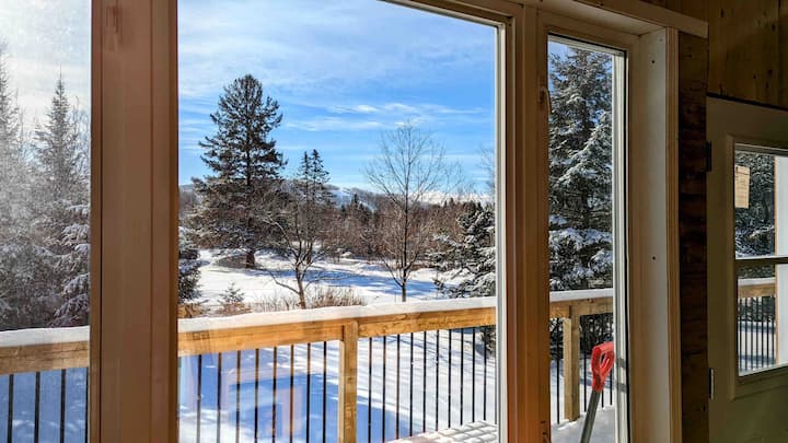 Mountain Lovers Mini Chalet 🏔 💗 View Of Mont Blanc - Laurentides
