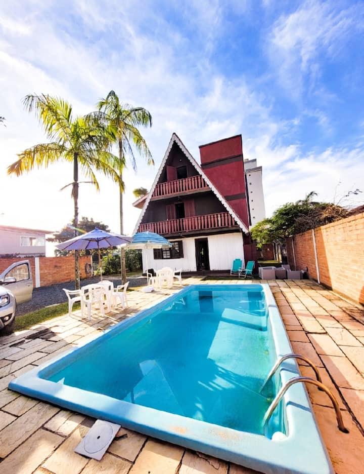 Chalé Incrível Com Piscina (500 M Beto Carrero) - Penha