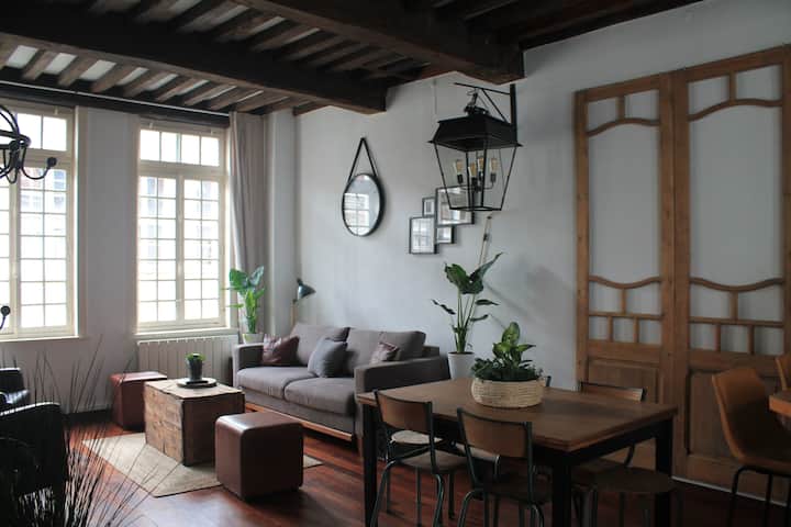 Type 4 Dans Un Immeuble Restauré Rue De La Clef - Lille, Fransa