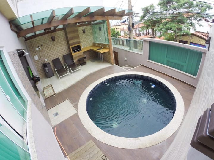 Casa C/ Piscina à 100m Da Pgrande Arraial Do Cabo - アハイアウ・ド・カボ