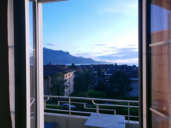 Cosy Little Flat With Amazing Lake View - Vevey