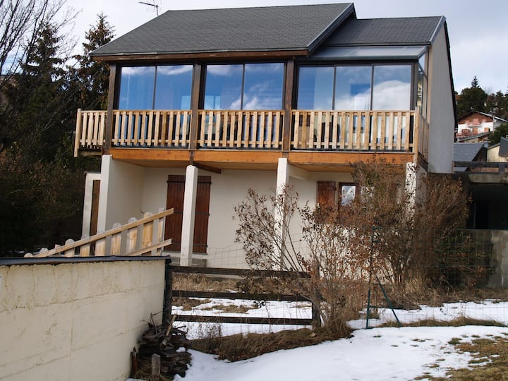 Chalet Familial Avec Belle Vue Sur Les Pyrénées - Font-Romeu-Odeillo-Via