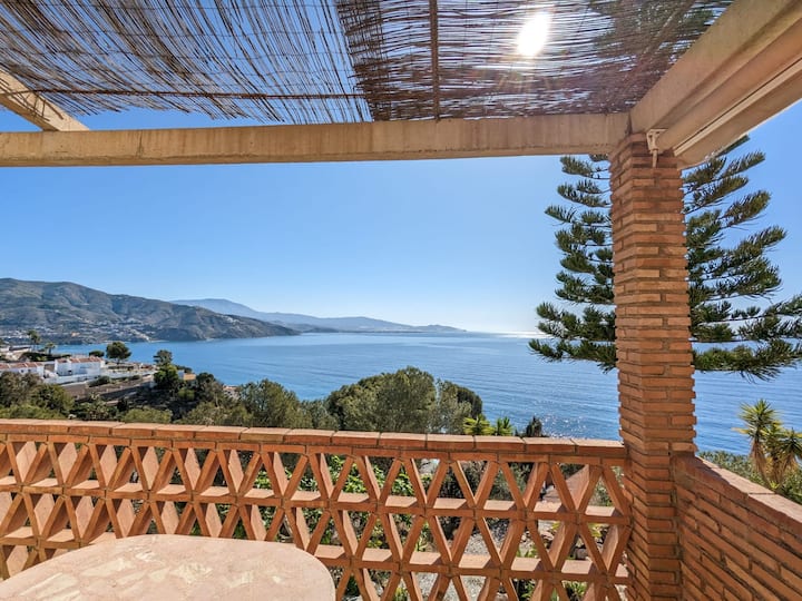 Nueva Increíble Casa Con Vistas Al Mar Y Piscina - Almuñécar