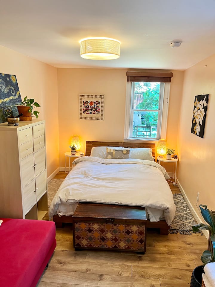 Private Queen Bed, Bath & Garden In Park Slope - 뉴욕, NY