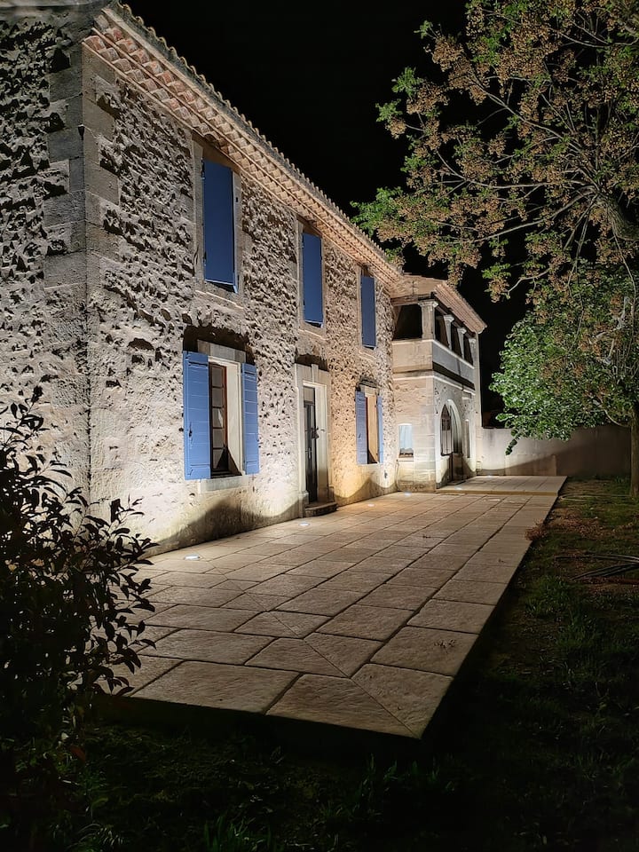 Mas 1816, Pont Du Gard, Piscine Et Barbecue - Castillon-du-Gard