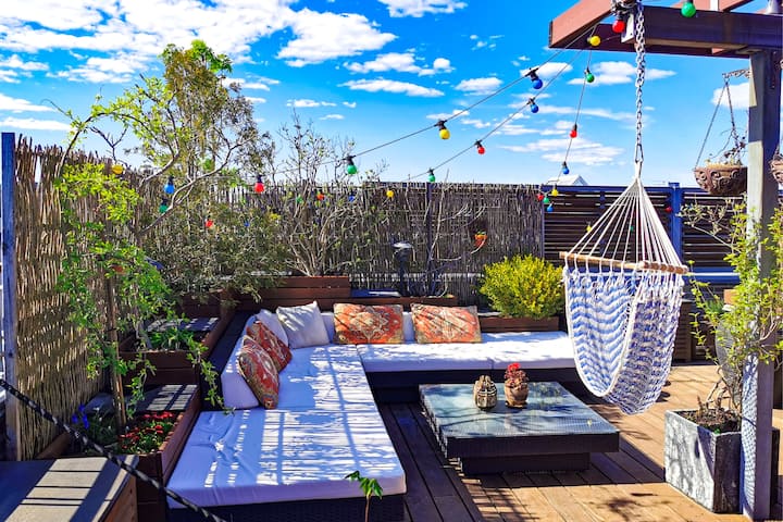 Oasis In Canal Town & Private Rooftop Terrace - Copenhague