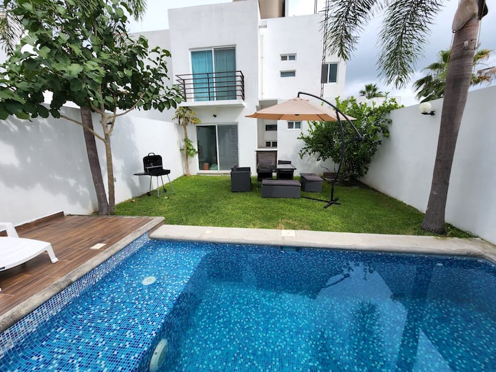 Casa Con Alberca Privada Climatizada- El Tezcal - Cuautla