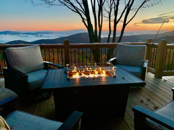 Lucy In The Sky-double Kings-2 Kitchens Big View - Beech Mountain, NC