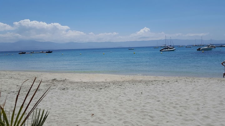 Studio 100m Plage Sable Fin, Sanguinaires - Corsica
