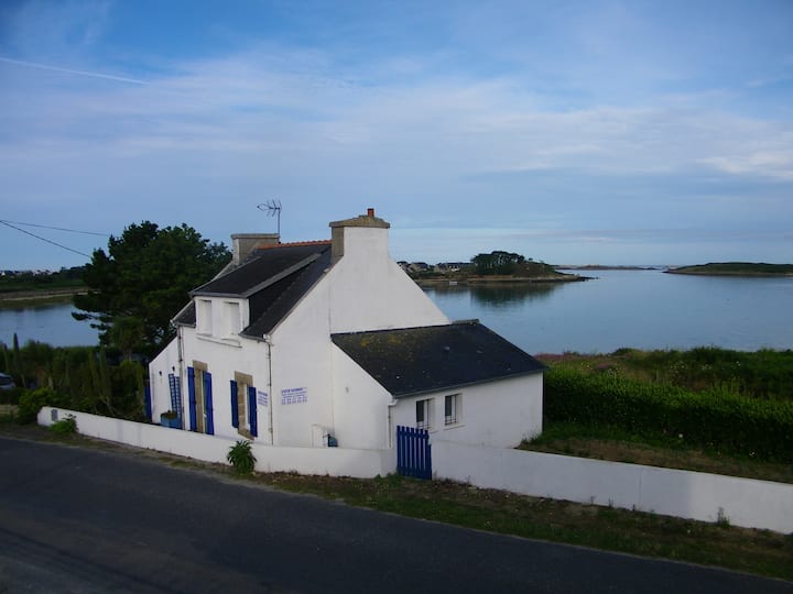 Maison Pêcheurs, Pieds Dans L'eau Vue Panoramique - Plouguerneau